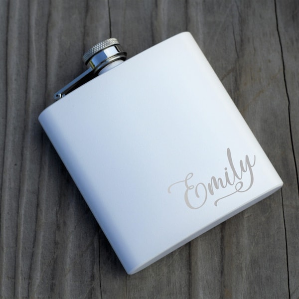 Engraved Flask Set - Etsy