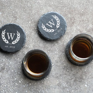 Personalized Drink Coasters, Wedding Gift, Table Coaster, Custom Stone ...