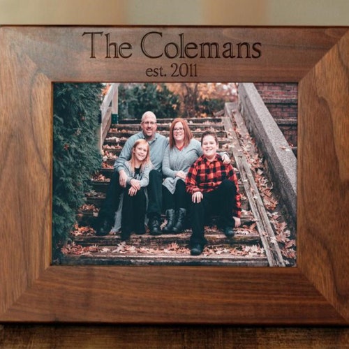 Family Photo Frame Family Portrait Custom Picture Frame - Etsy