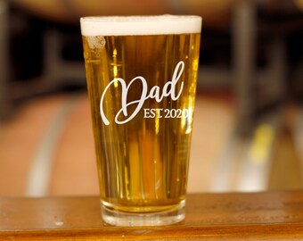 Dad Pint Glass - Etsy