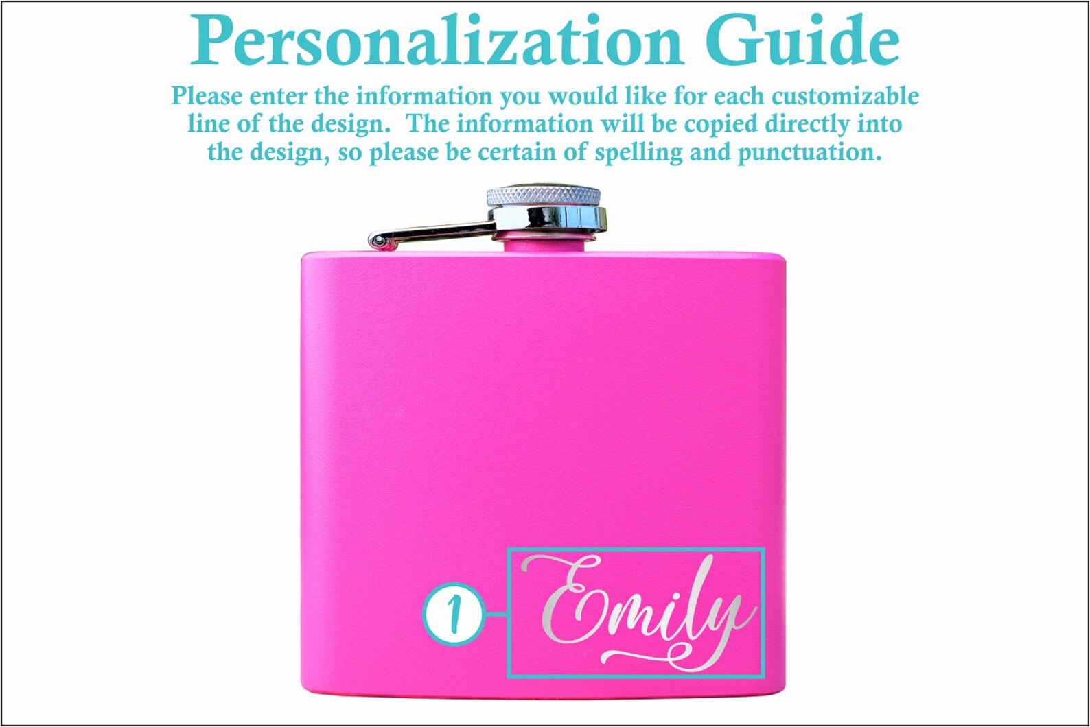 Pink Flask for Women Flask for Her Bridesmaid Gift - Etsy
