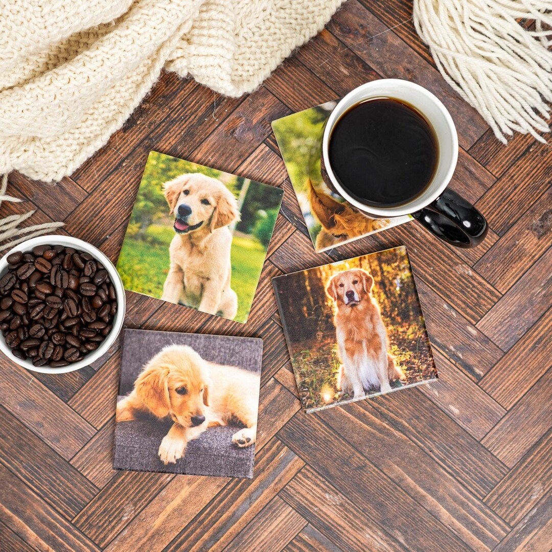 Personalized Coasters for Dog Owners, Perfect Gift for Pet Lovers ...