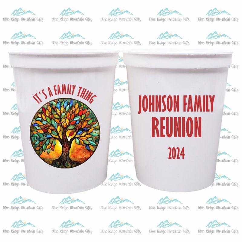 Family Reunion Cups - Etsy