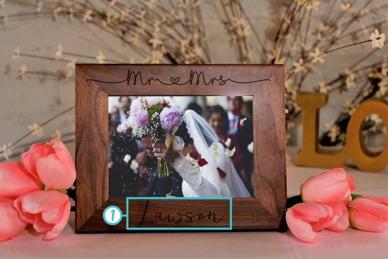 Personalized Wedding Gift Picture Frame Gifts for the | Etsy