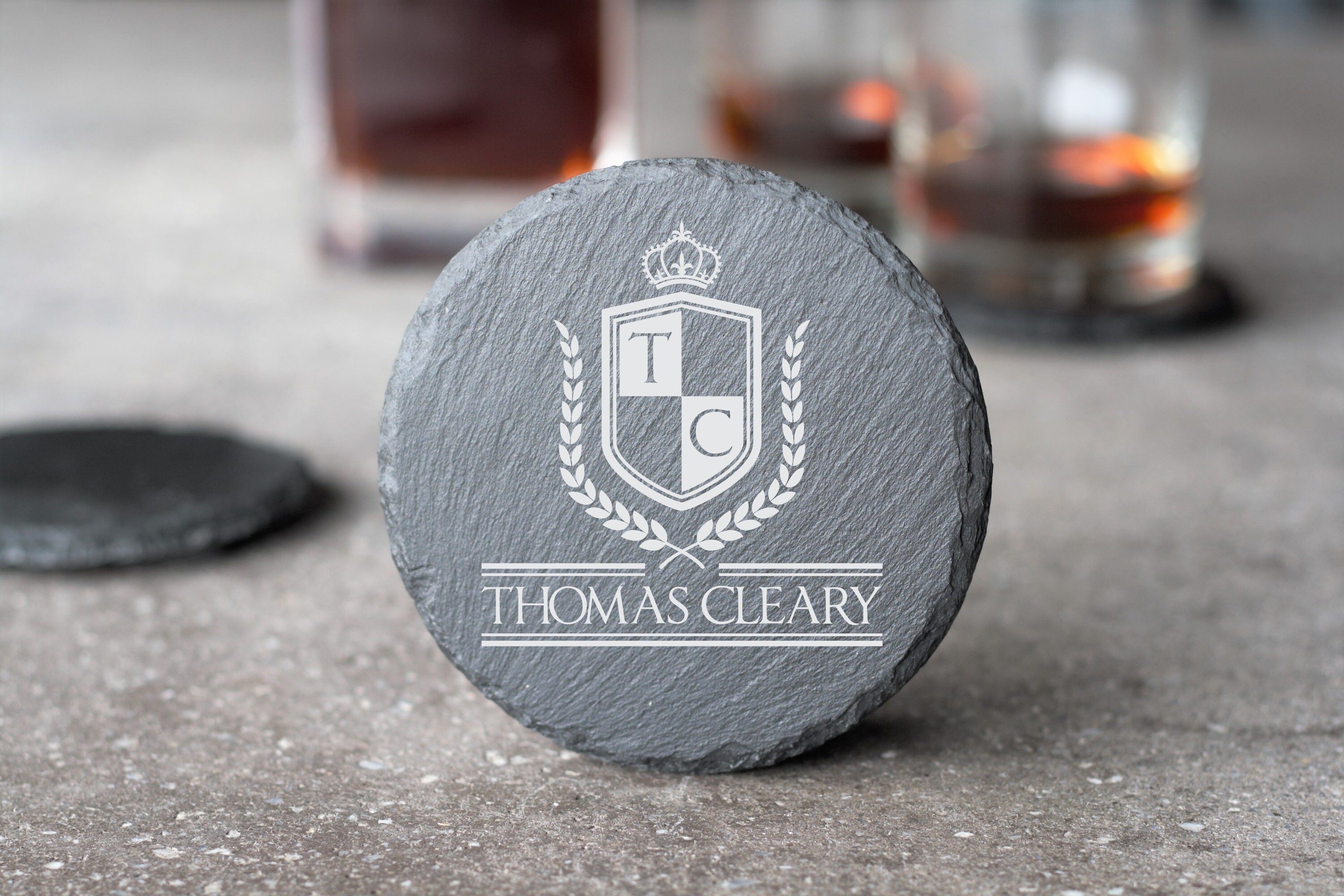 Personalized Slate Coasters Drink Coasters Coaster Set - Etsy