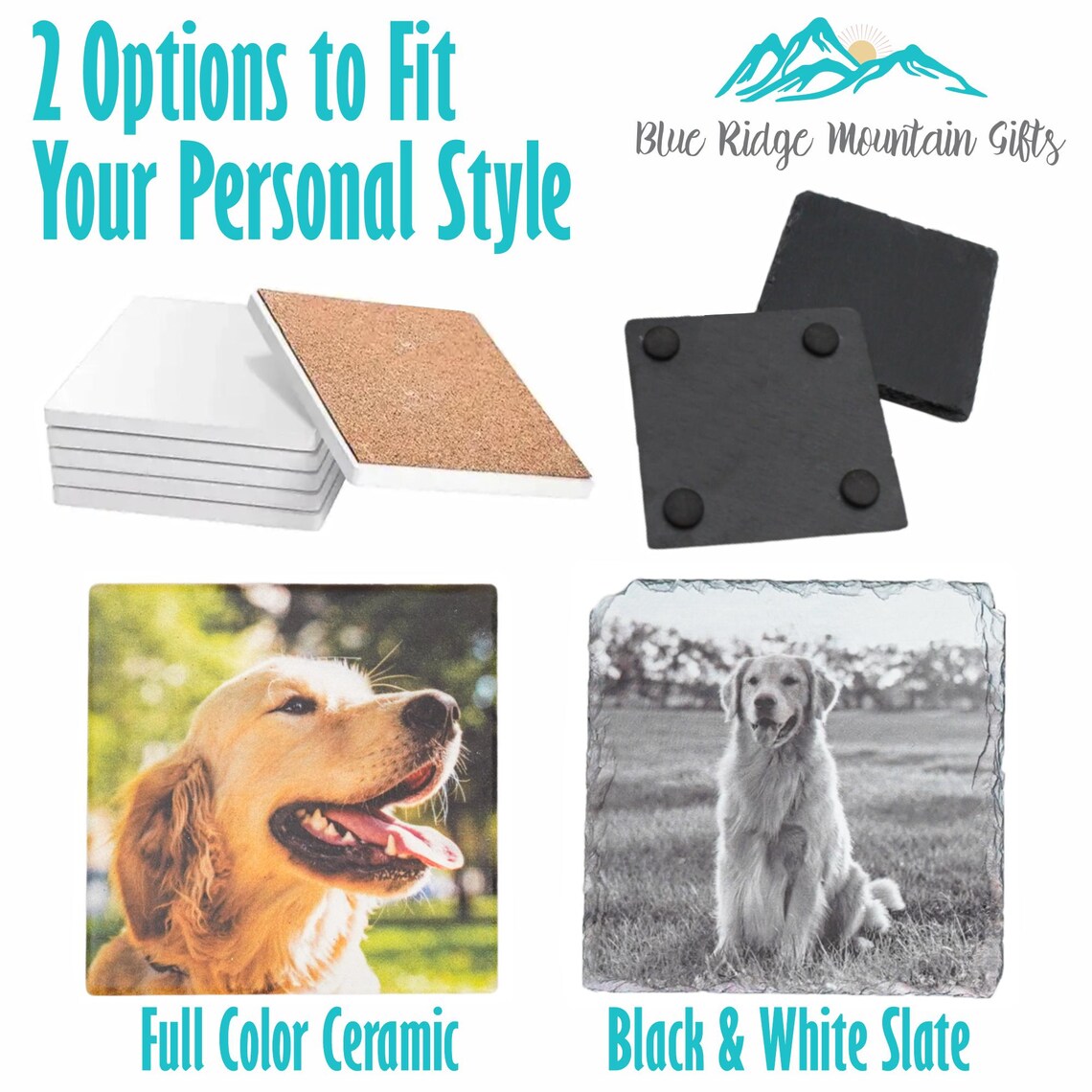 Photo Coasters for Cat Owners, Perfect Gift for Pet Lovers, Images ...