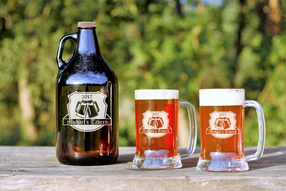 Engraved Growler Personalized Beer Growler 64 oz Growler | Etsy
