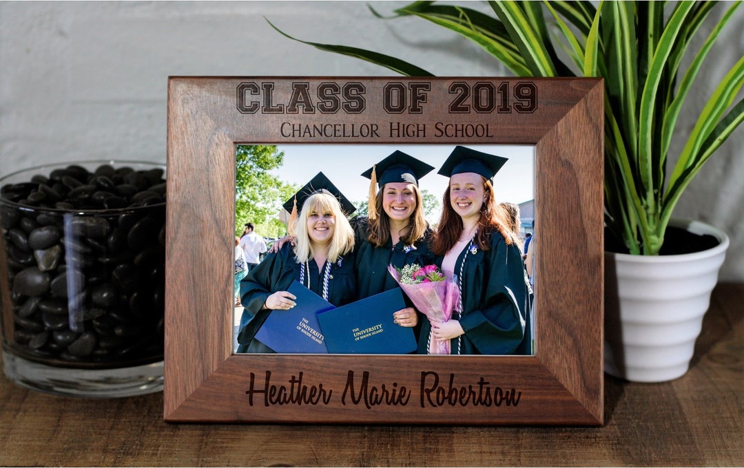Graduation Frame, Custom Picture Frame, Student Gift, 5x7 Picture Frame ...