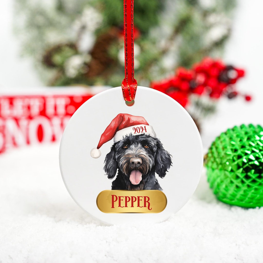 Cockapoo Custom Ornament, Personalized Ceramic Dog Ornament, Gift for ...