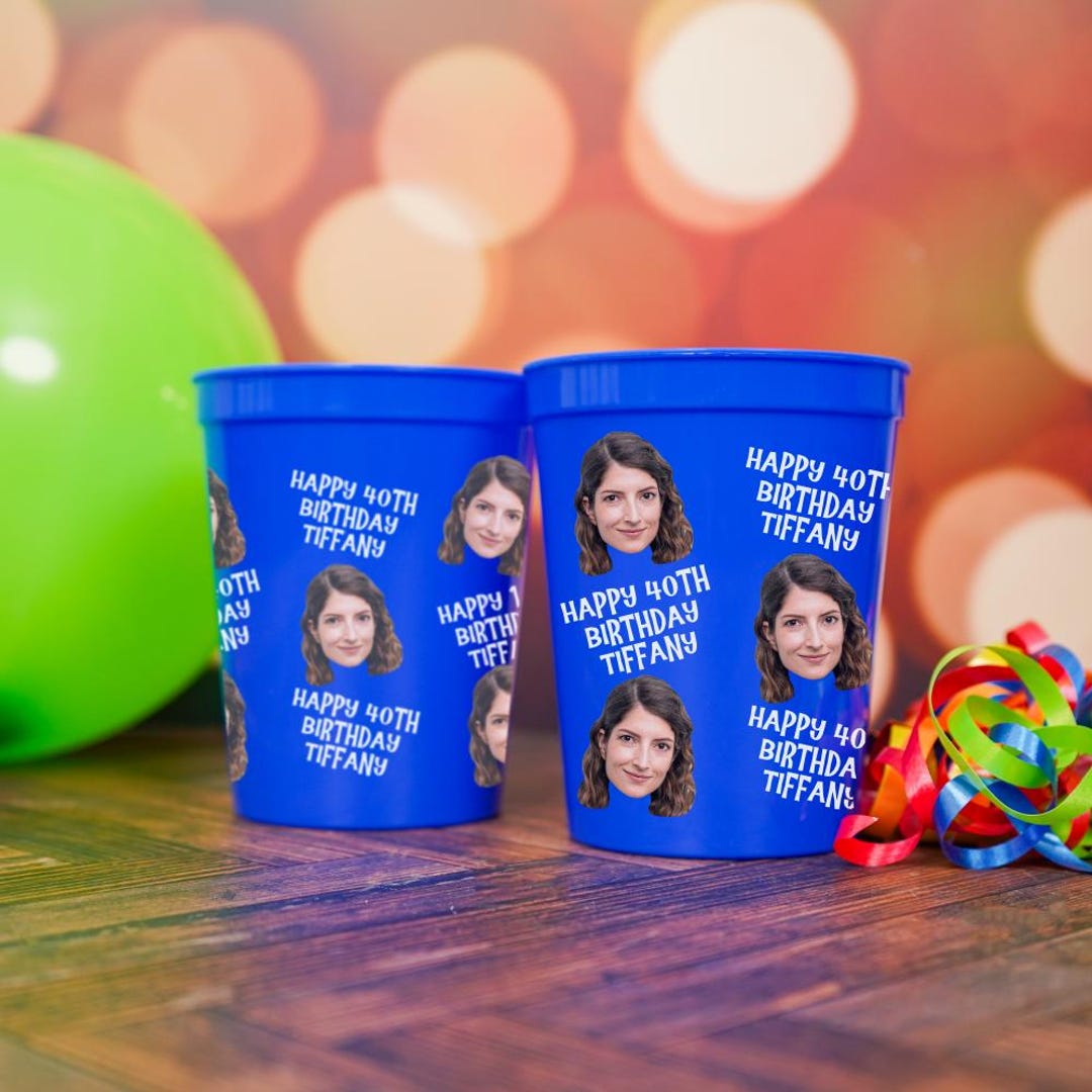 40th Birthday Party Cups, Easy to Customize and Quick Production, 10 ...