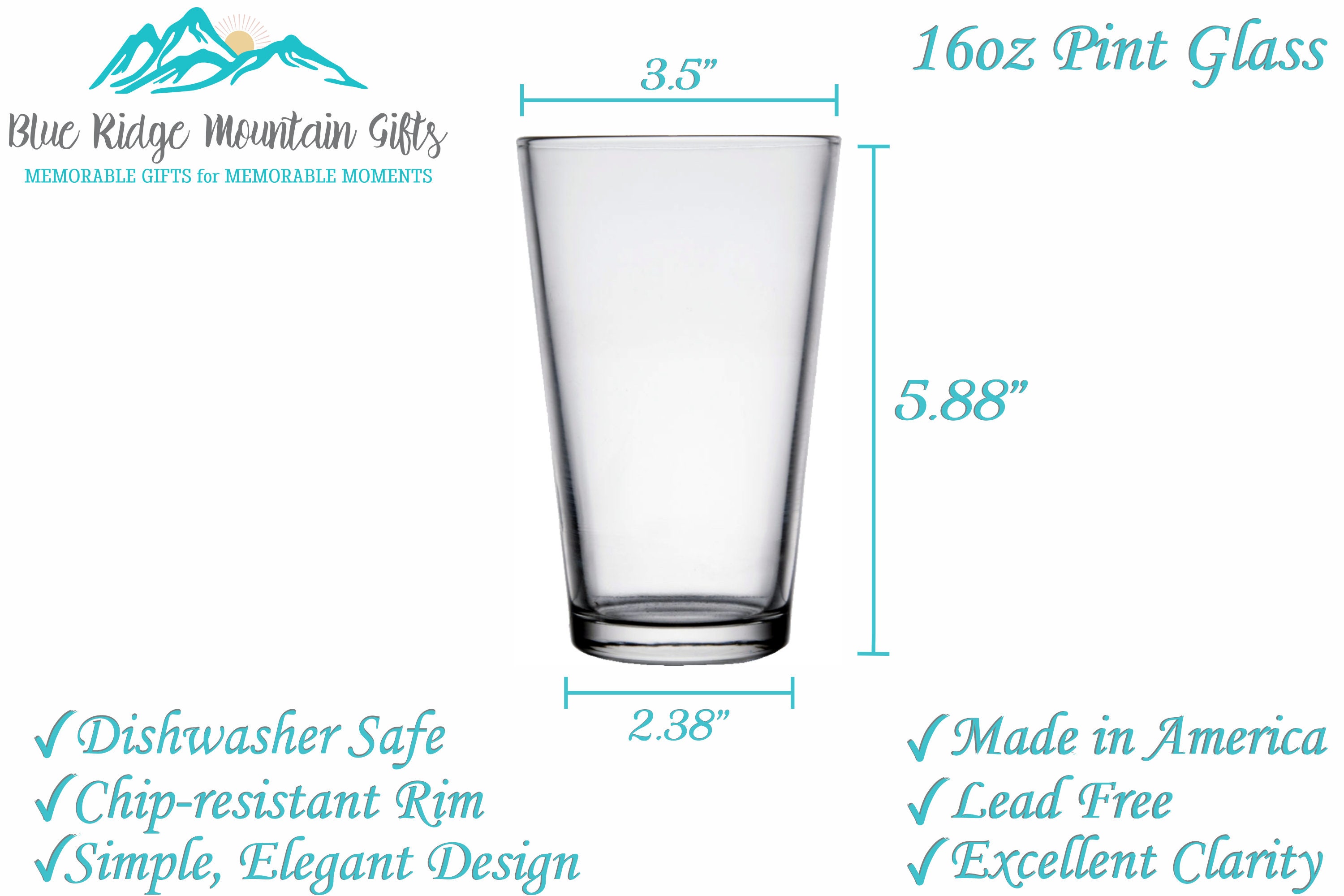 Custom Engraved Personalized Pint Glass Engraved Beer Glass - Etsy