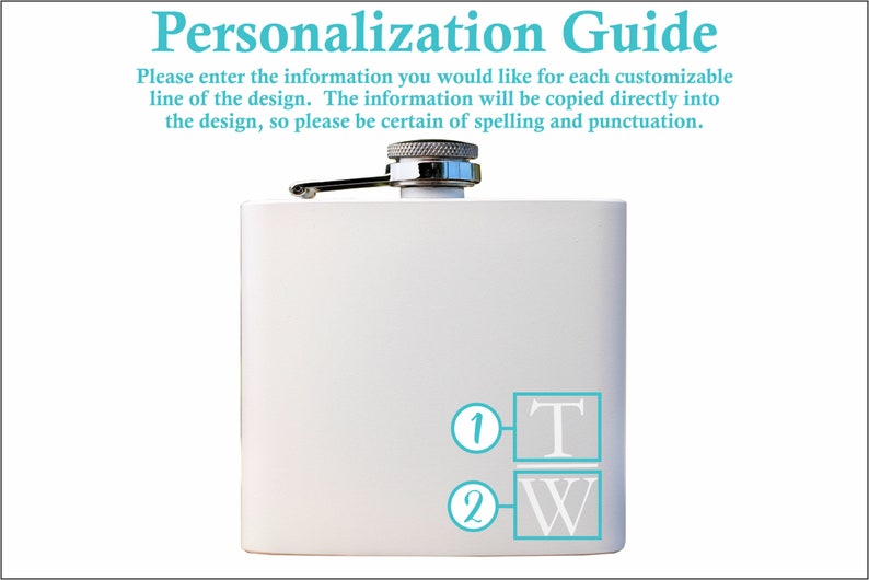 Personalized Flask Engraved Flask Custom Flask Groomsmen | Etsy