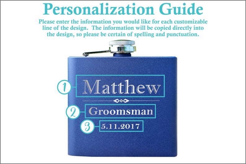 Custom Hip Flask, Personalized Flask, Flask for Men, Engraved Flask ...