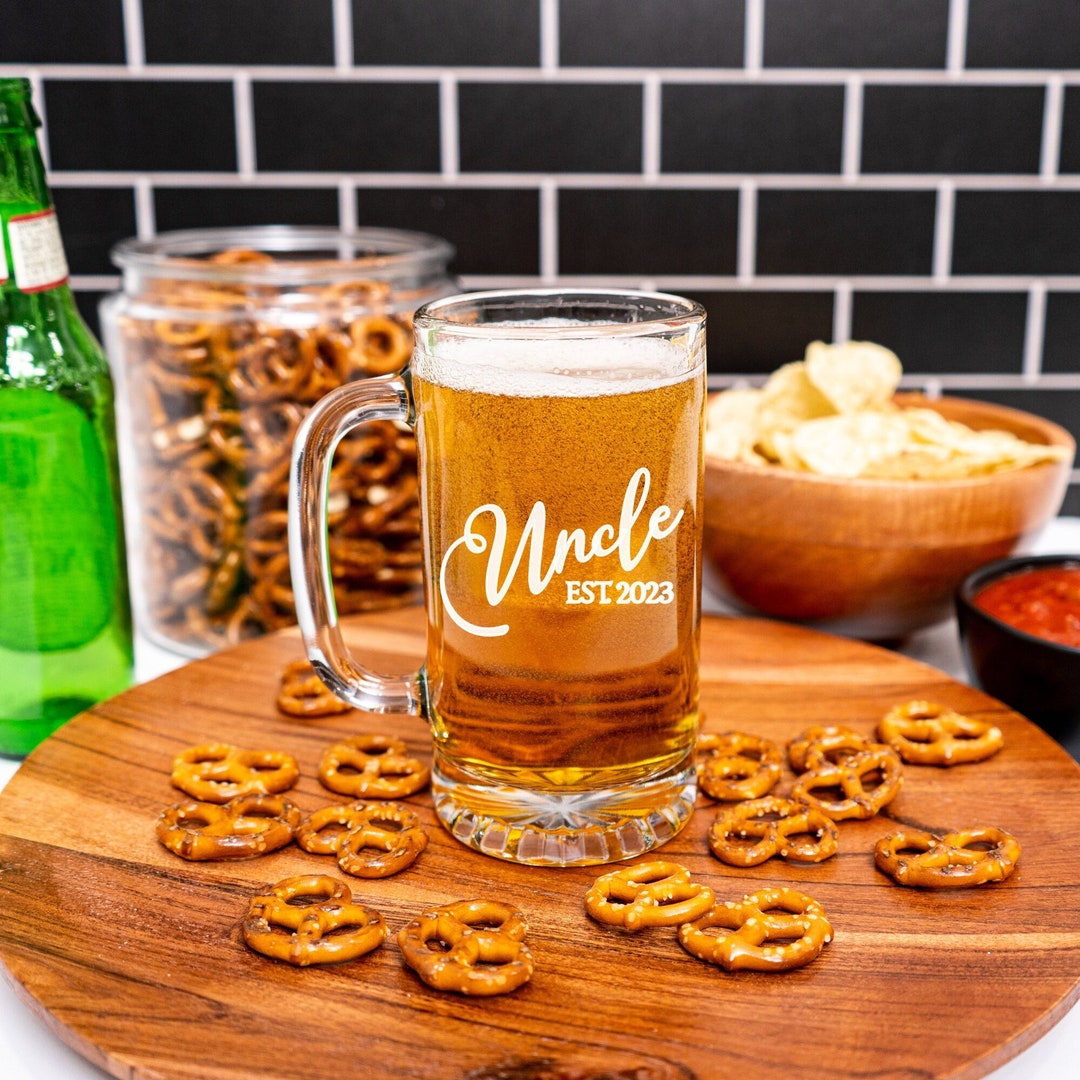 Uncle Est, New Uncle Gift, Uncle Beer Mug, Brother to Uncle, Uncle ...