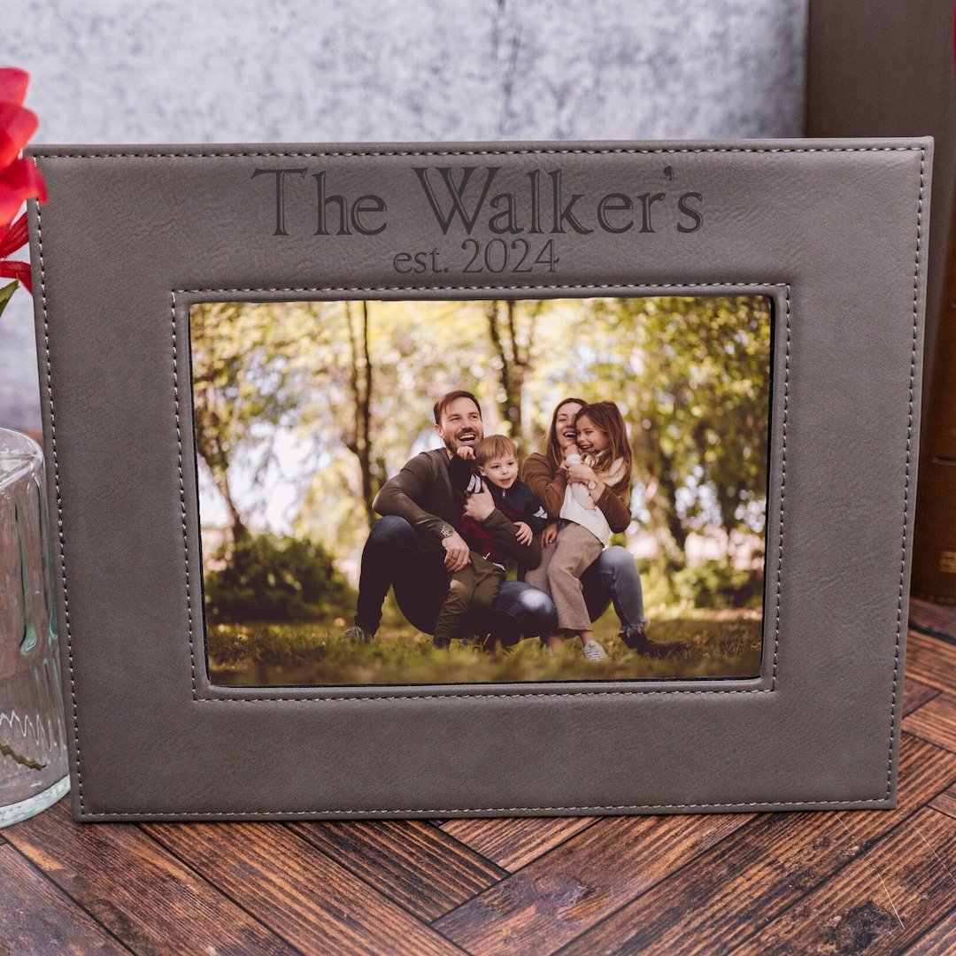 Family Photo Frame, Family Portrait, Custom Picture Frame, Personalized ...