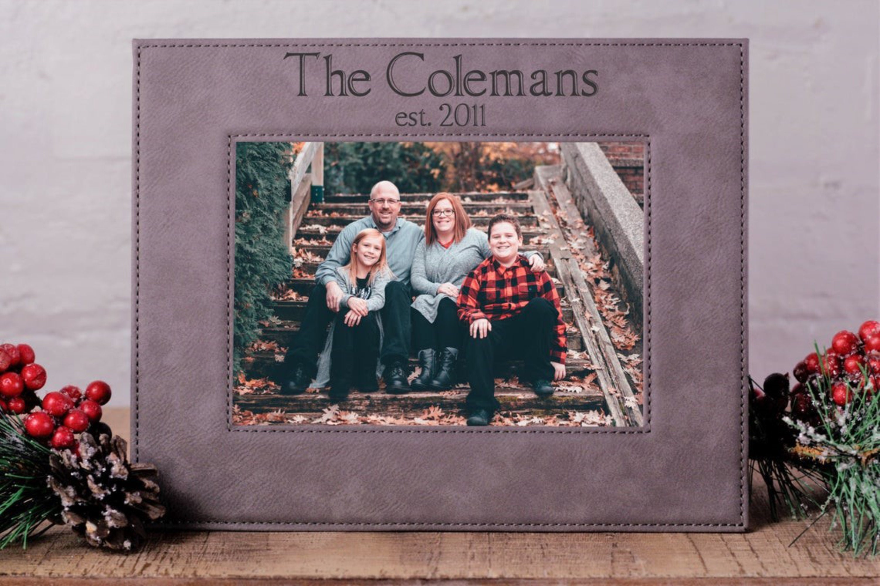 Family Photo Frame Family Portrait Custom Picture Frame - Etsy