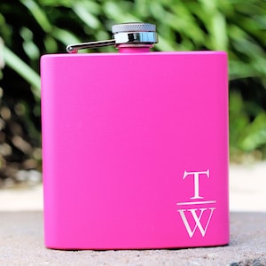 Personalized Women's Flask, Custom Women's Flask, Bridal Party Gift ...