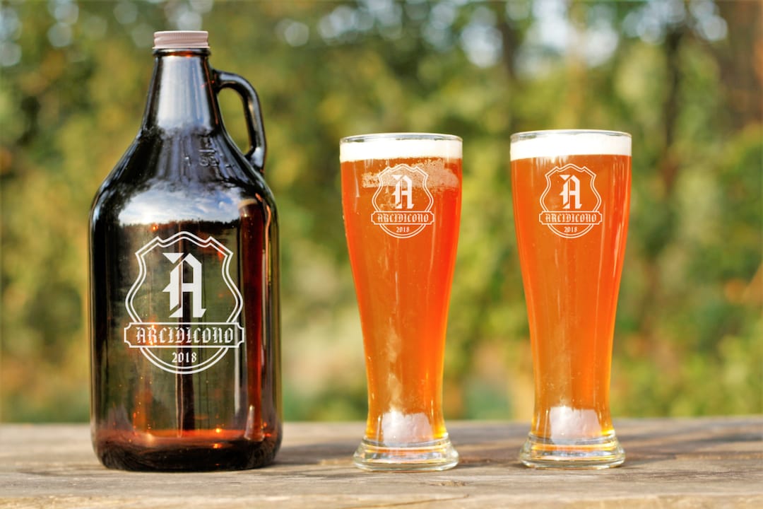 Engraved Growler, Personalized Beer Growler, 64 Oz Growler, Gifts for ...