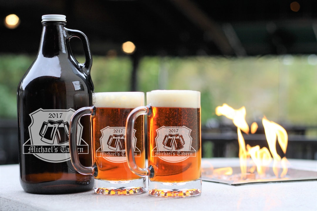 Engraved Growler, Personalized Beer Growler, 64 Oz Growler, Gifts for ...