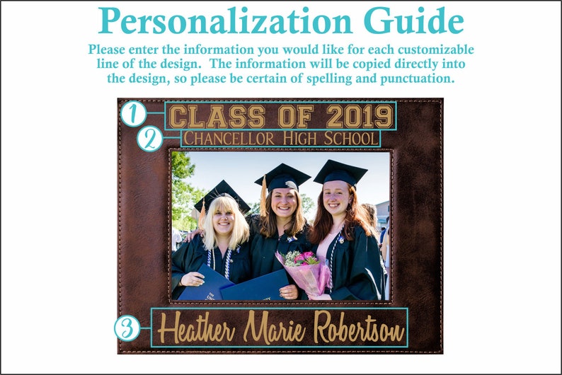 Graduation Frame, High School Grad, Personalized Frame, 5x7 Picture ...