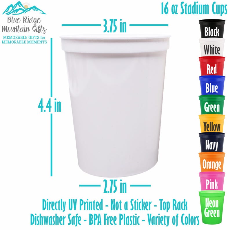 1st Birthday Party Cups, Easy to Customize and Quick Production, 10 Cup ...