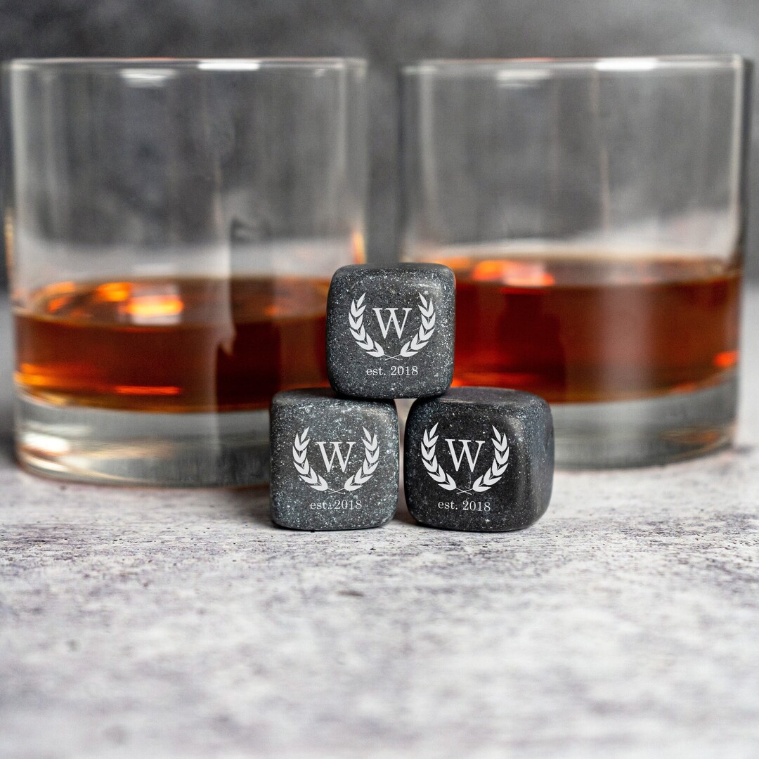 Whiskey Stones, Whiskey Stone Set, Whiskey Gift, Home Bar, Groomsman ...