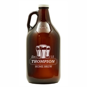 Engraved Growler, Personalized Beer Growler, 64 Oz Growler, Gifts for ...