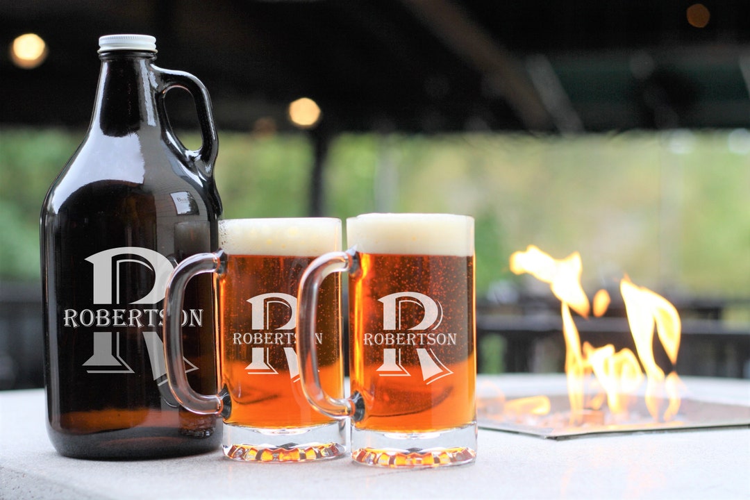 Engraved Growler, Personalized Beer Growler, 64 Oz Growler, Gifts for ...