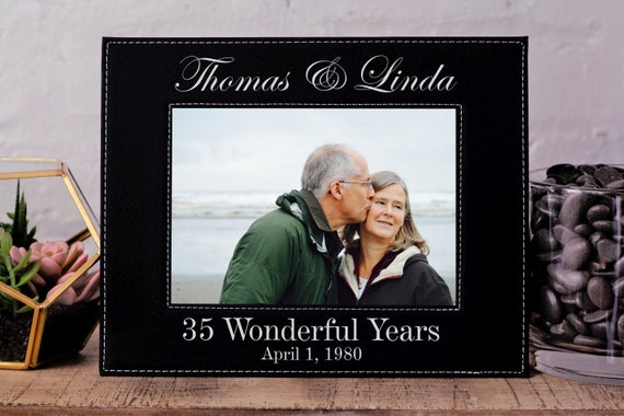 35th Anniversary Gift 35 Year Anniversary Personalized Photo | Etsy
