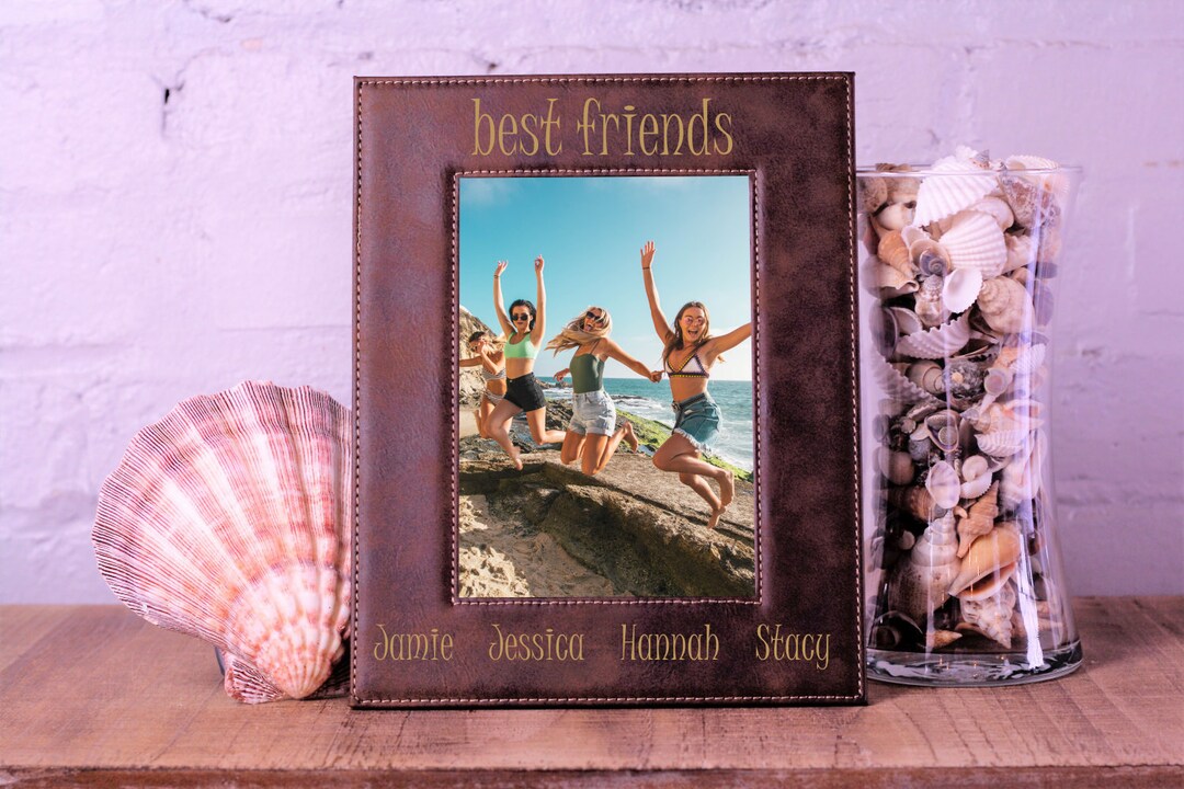 Friend Picture Frame, Custom Picture Frame, Personalized Photo Frame ...