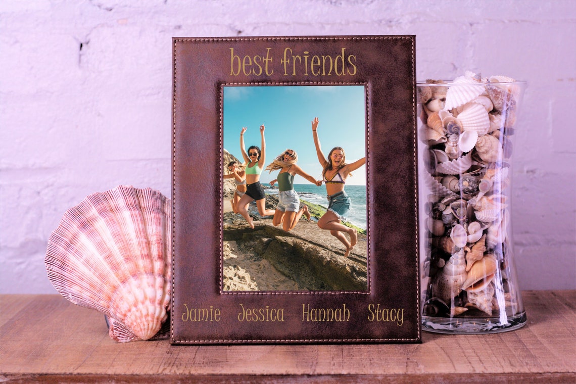 Friend Picture Frame, Custom Picture Frame, Personalized Photo Frame ...