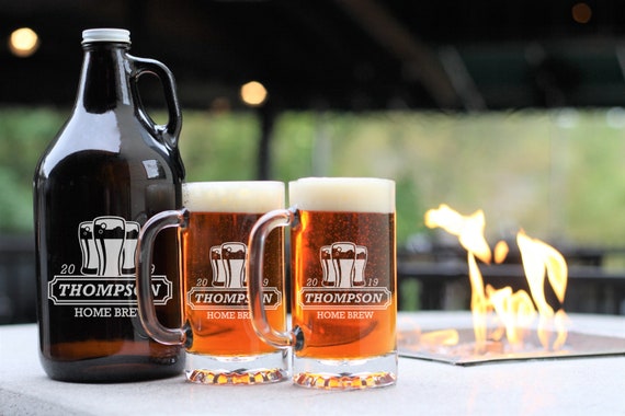 Engraved Growler Personalized Beer Growler 64 Oz Growler | Etsy