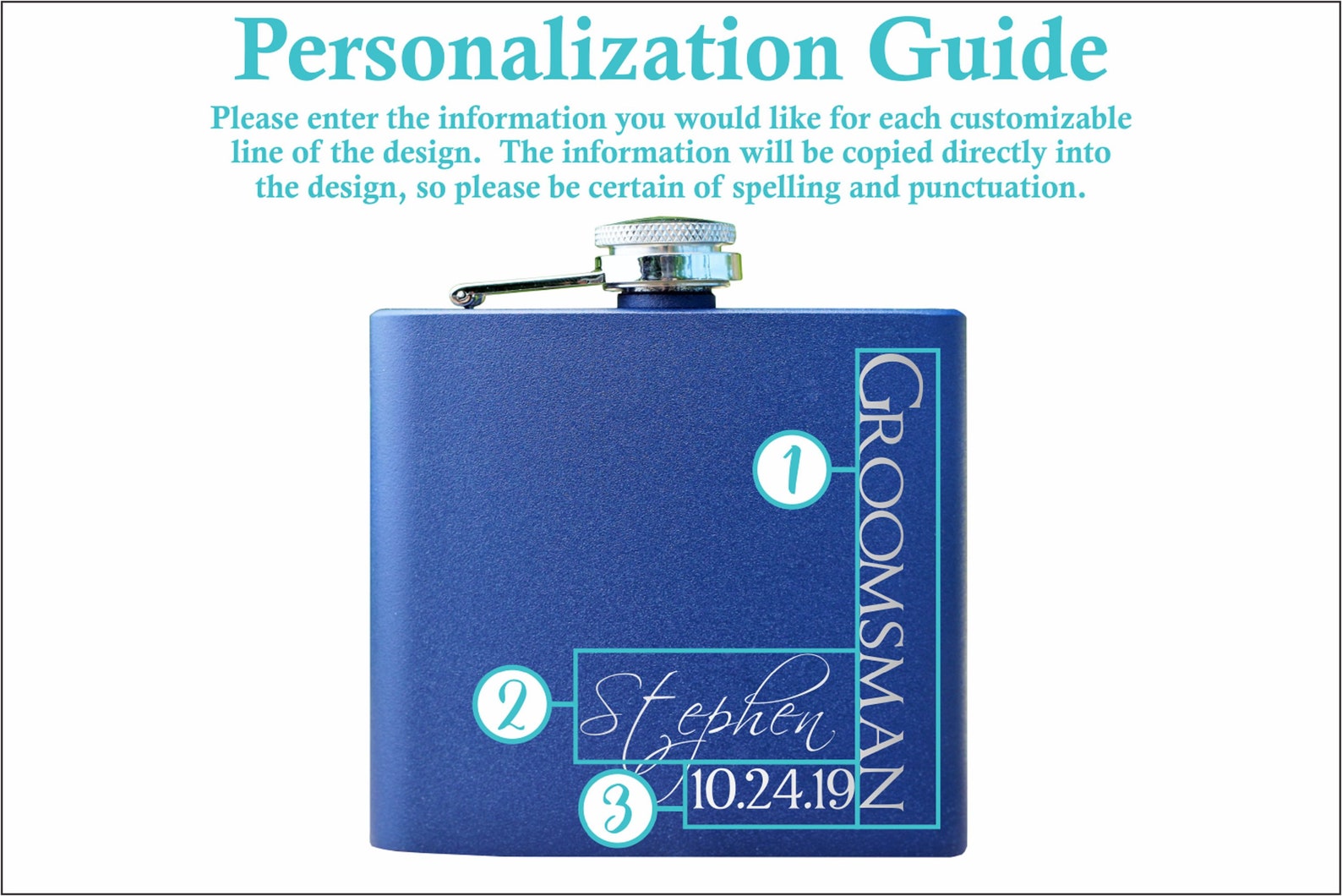 Custom Flask Personalized Flask Flask for Men Engraved | Etsy