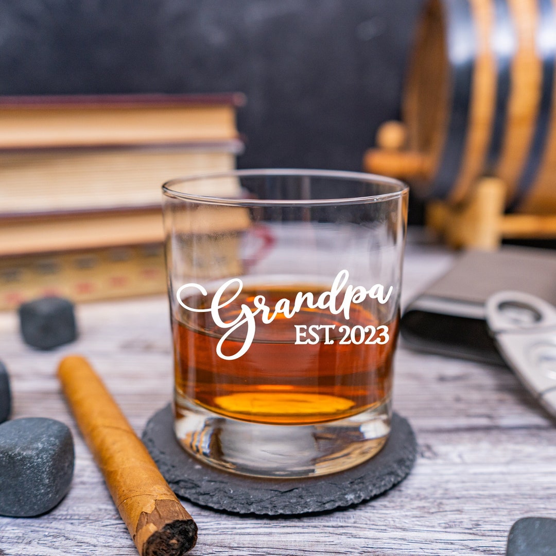 New Grandpa, Grandpa Gift, Grandparent Announcement, Grandfather Reveal ...