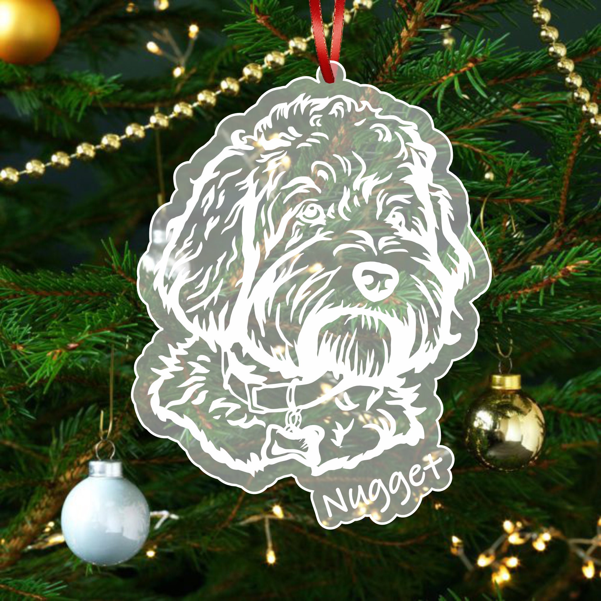 Goldendoodle Ornament Goldendoodle Christmas Tree Ornament - Etsy