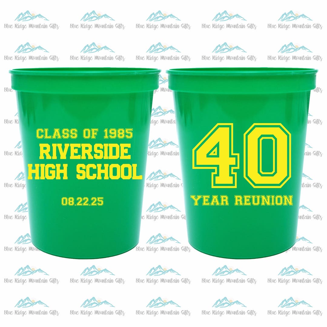High School Reunion Gifts, Class of Reunion, 40 Year Reunion, Class ...