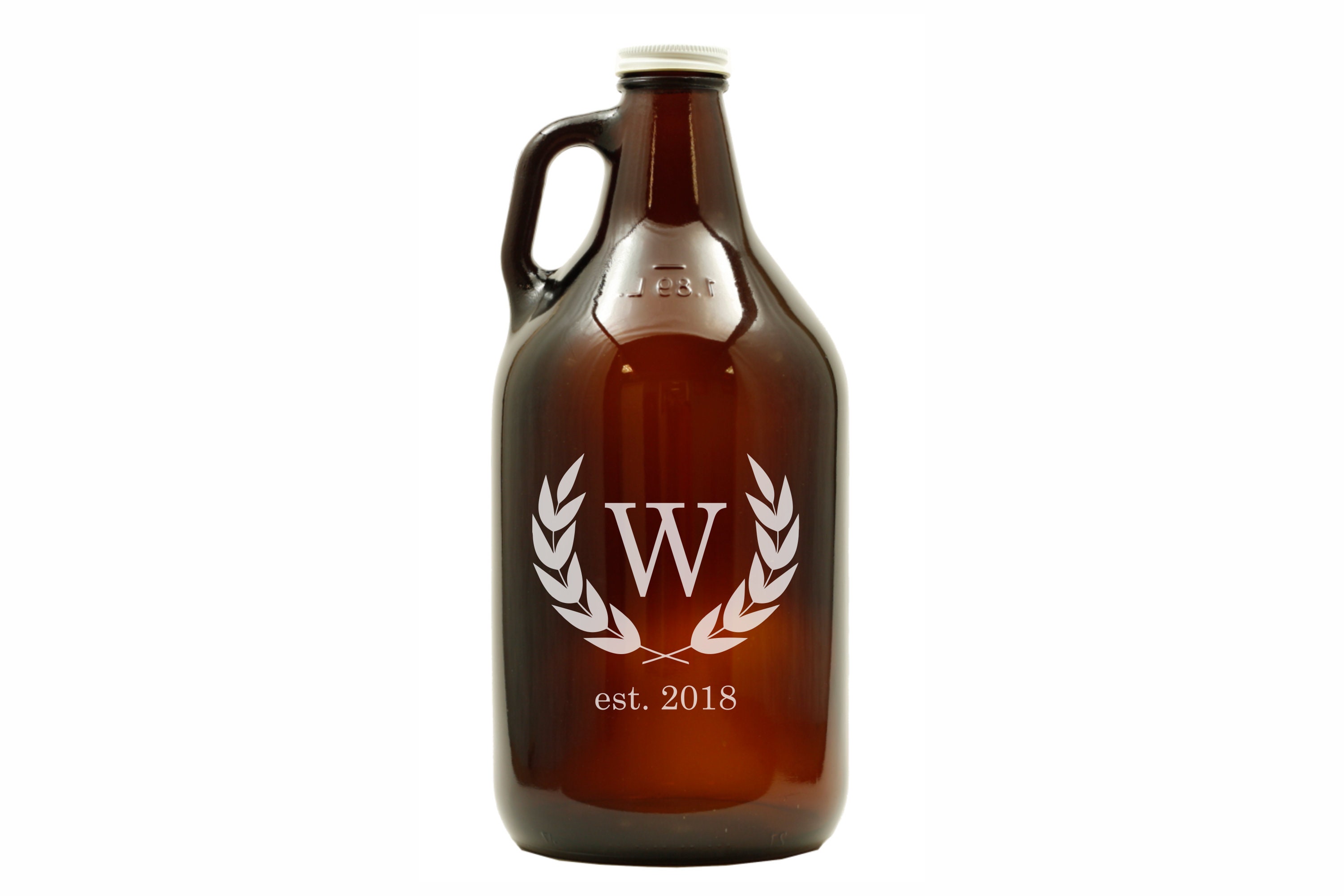 Personalized Growler Monogrammed Beer Growler 64 Oz Growler - Etsy