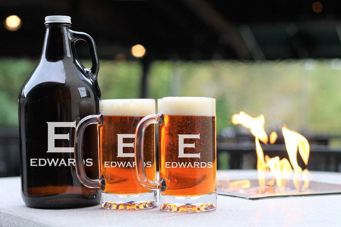 Engraved Growler, Personalized Beer Growler, 64 Oz Growler, Gifts for ...