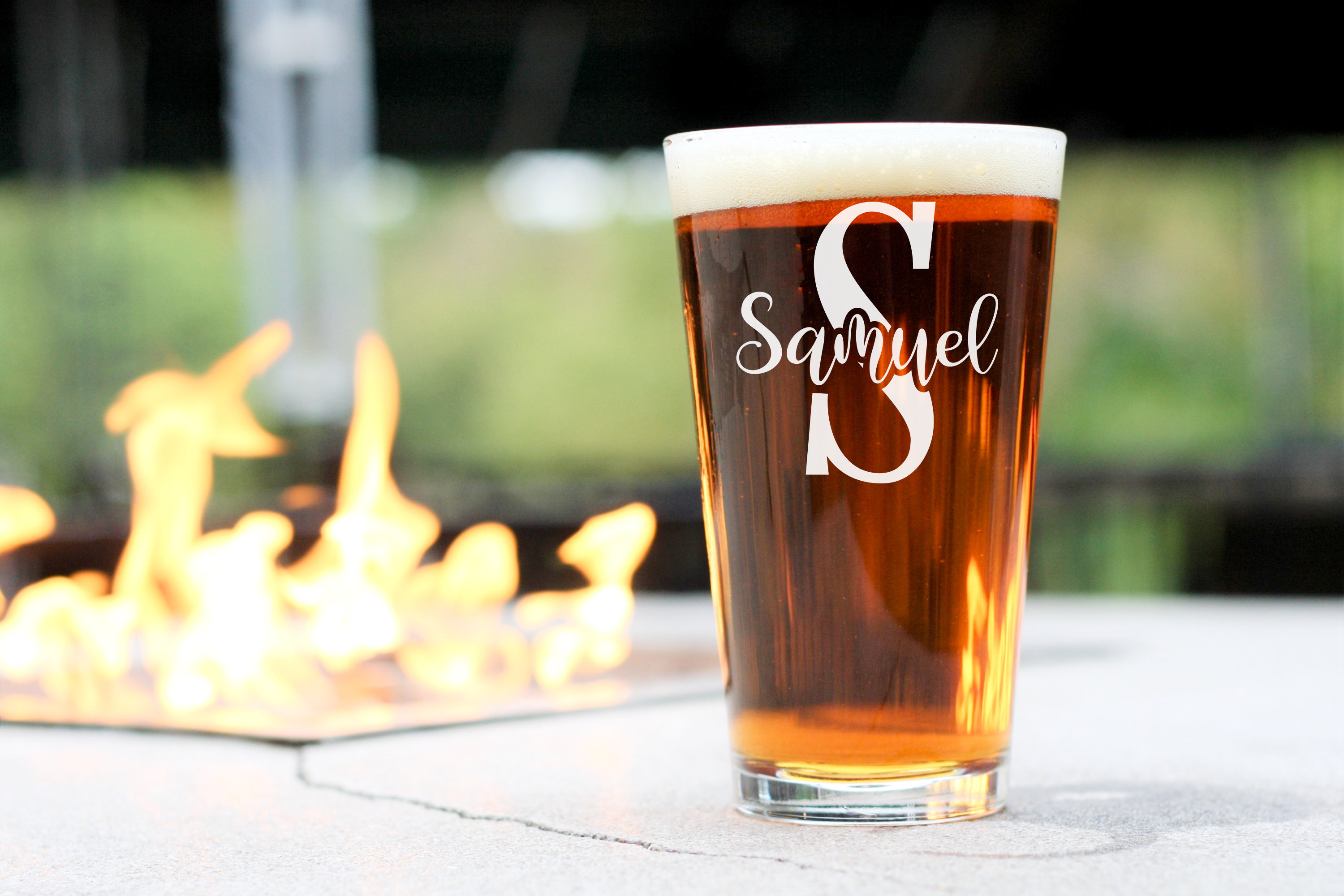 Personalized Pub Glasses Set of 4 Custom Etched Pint Glasses - Etsy