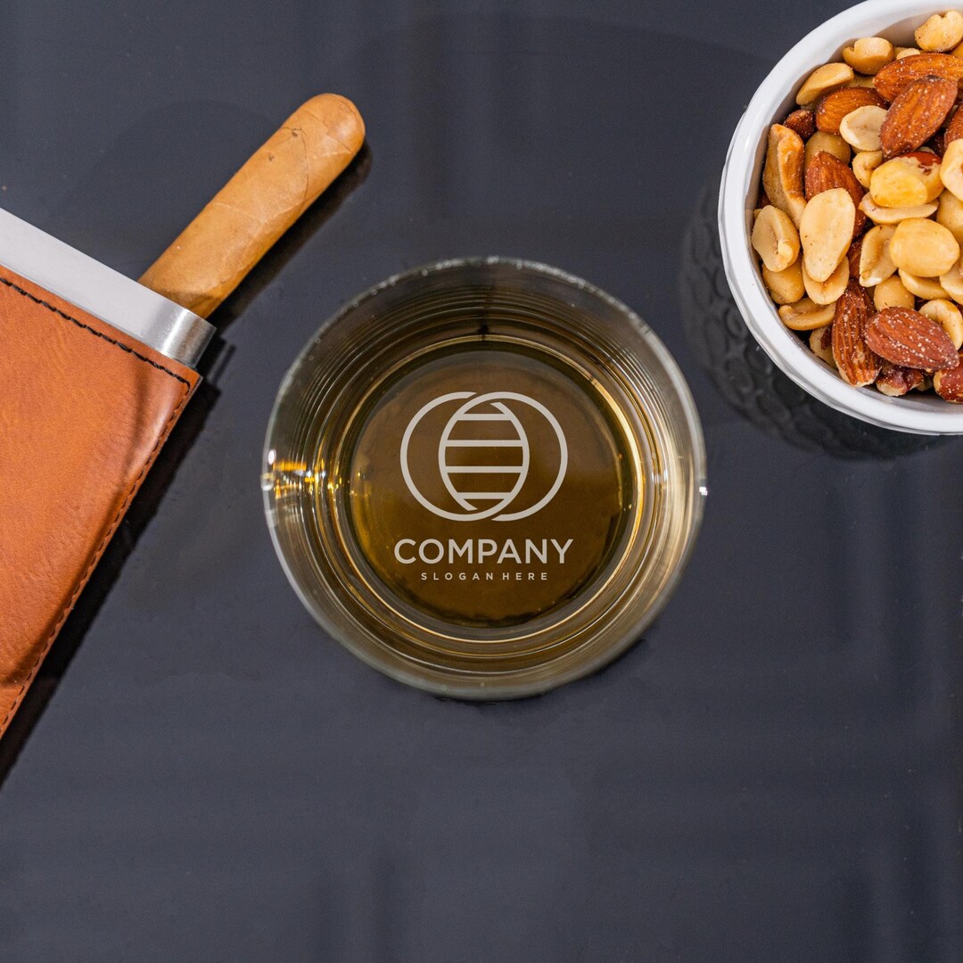 Bulk Branded Gifts, Logo on Bottom of Glass, Promo Items, Corporate ...