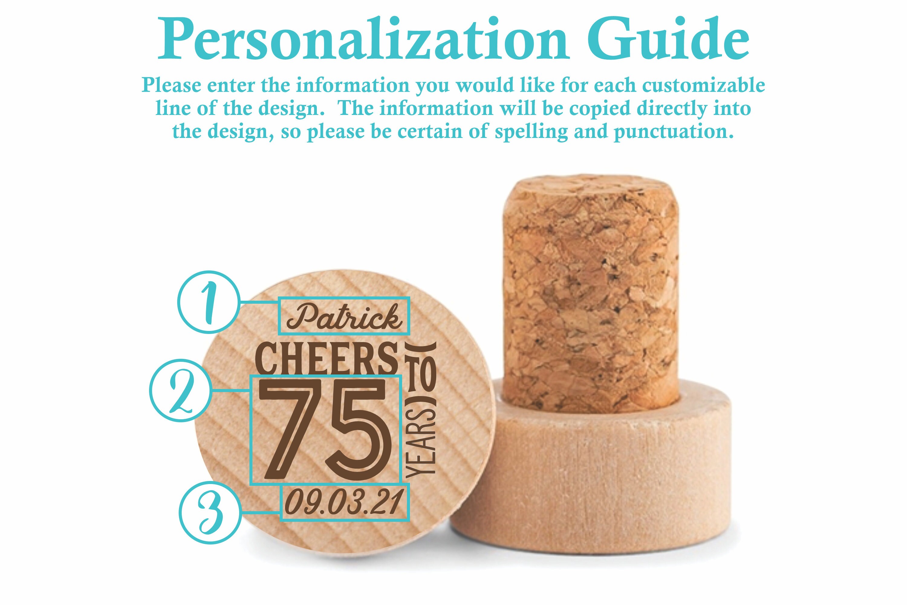 75th Birthday Favors, Favors for 75th Birthday, 75 Years Old, Birthday ...