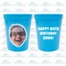 80th Birthday Party Face Cups, Custom Plastic Party Cup, Funny Birthday ...