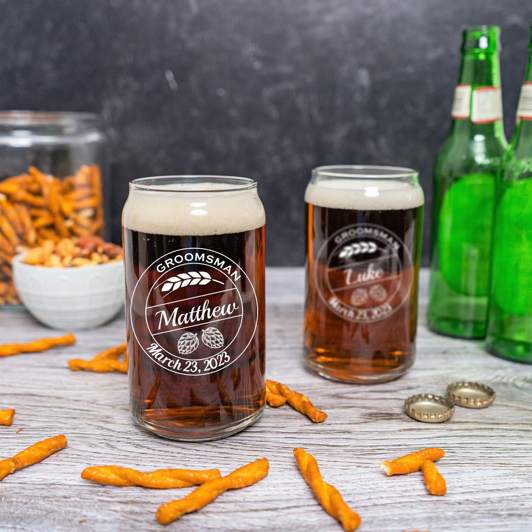 Groomsmen Glass Set of 4, Groomsmen Glasses, Groomsmen Proposal ...