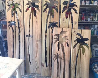 Palm Tree Shutters - Etsy