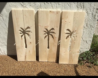 Palm Tree Shutters - Etsy