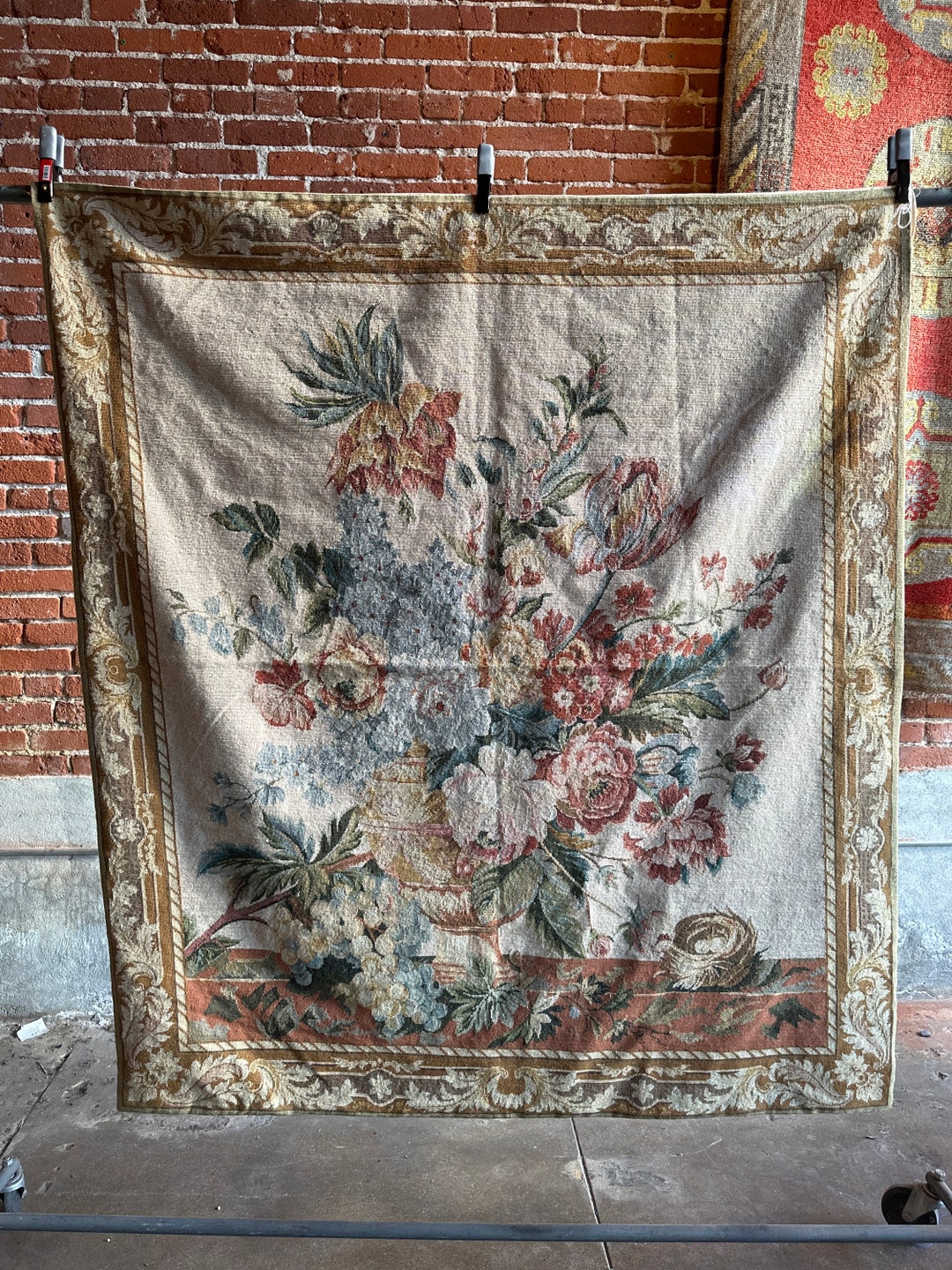 Needlepoint Bouquet Tapestry - Etsy