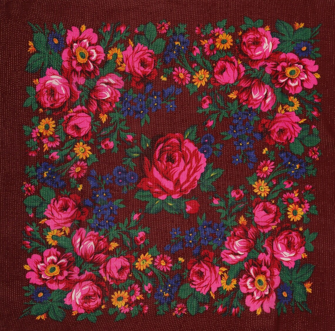 Metallic Flower Scarf | Etsy