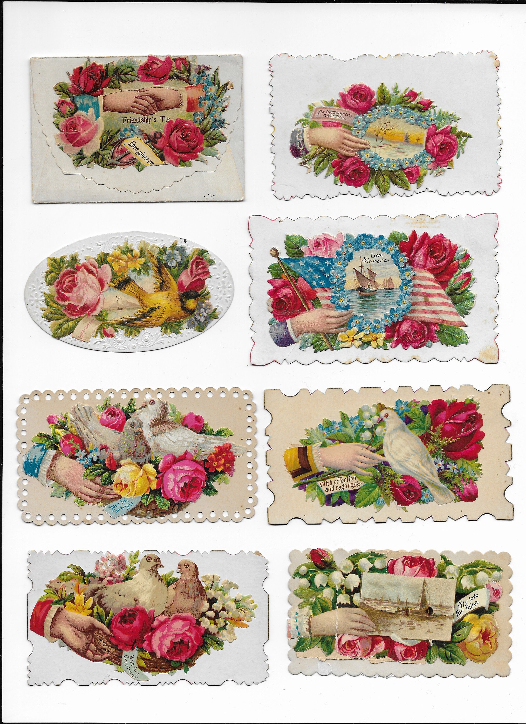 Printable Victorian Calling Cards Instant Digital Download Printable ...