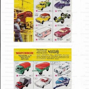 Printable Matchbox Vintage Cars for Kids Children Scrapbook Junk ...