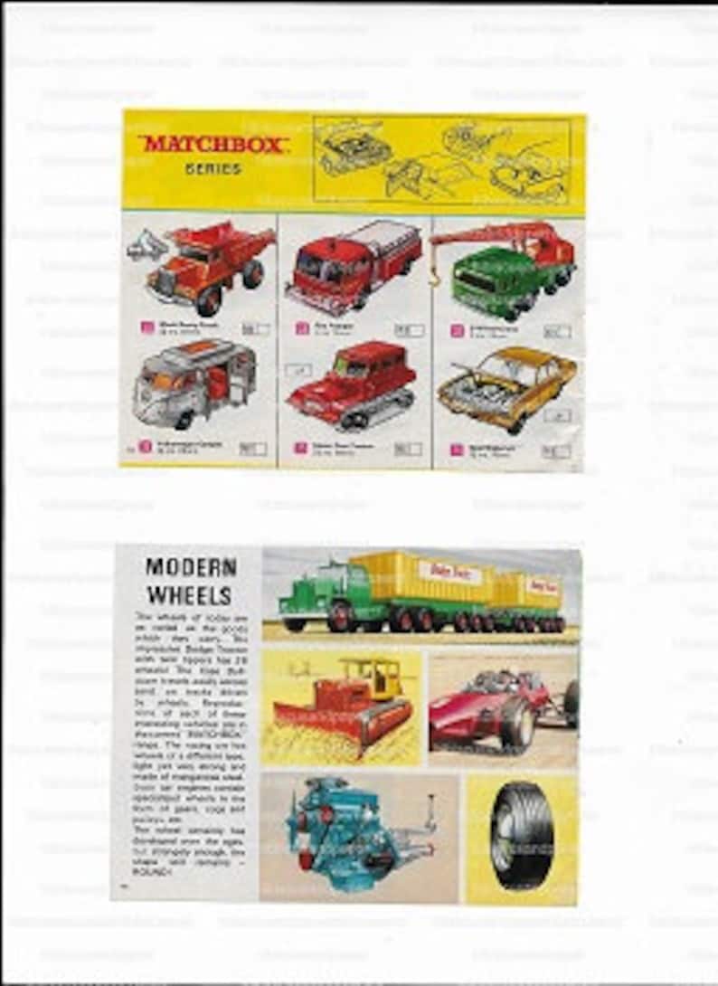 Printable Matchbox Vintage Cars for Kids Children Scrapbook Junk ...